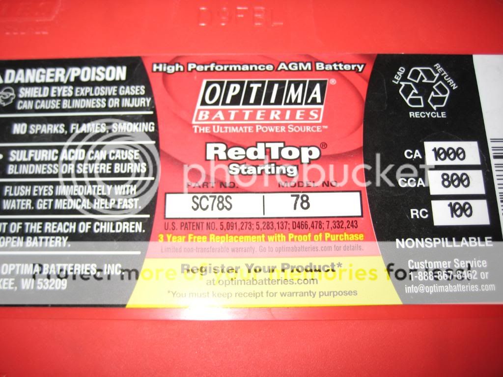 Battery Suggestions? (Group 101 vs Group 78) | Cadillac Owners Forum